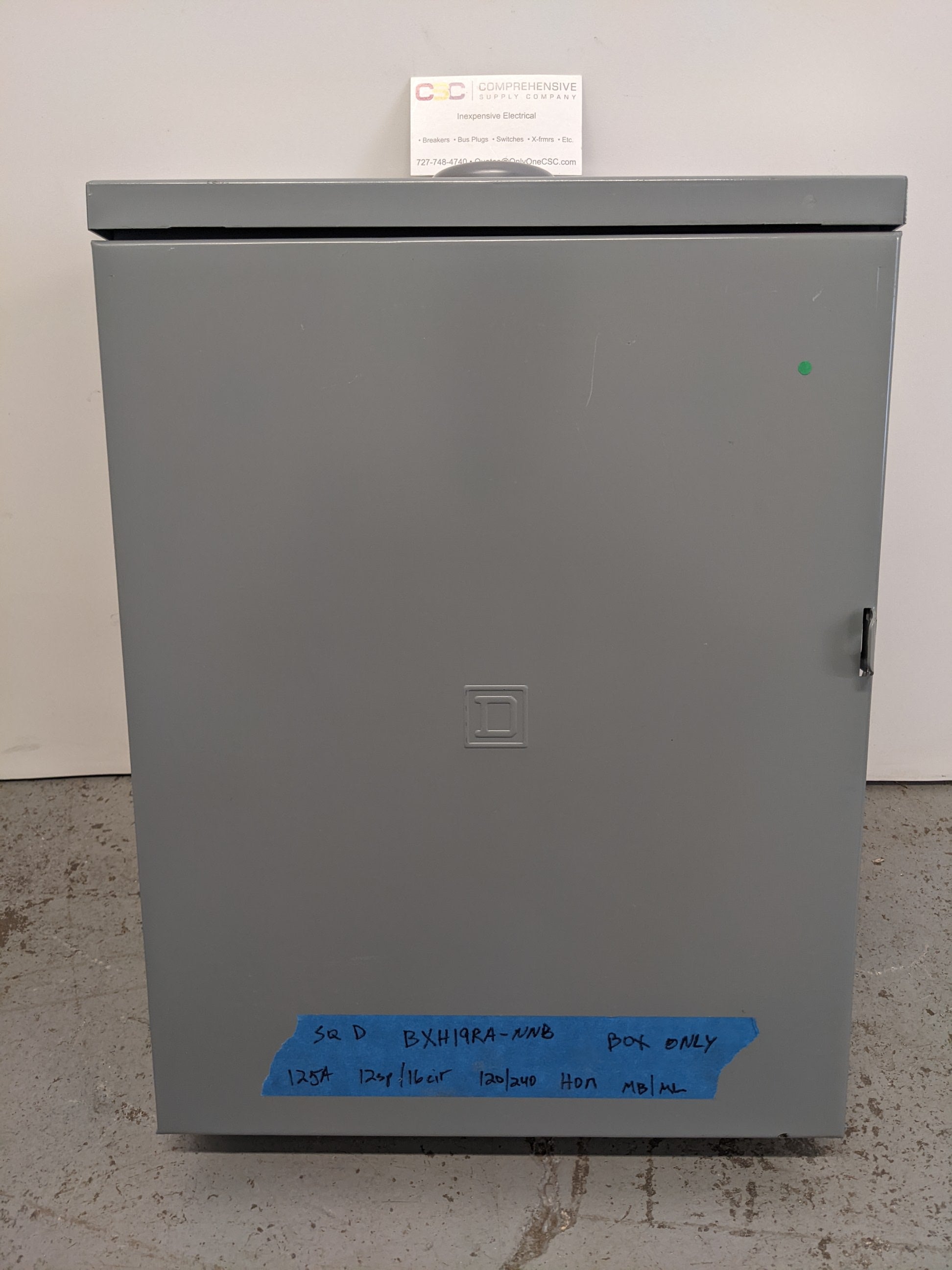 BXH19RA - Square D 12Sp Nema 3R Homeline Load Center Box - Box Only ...